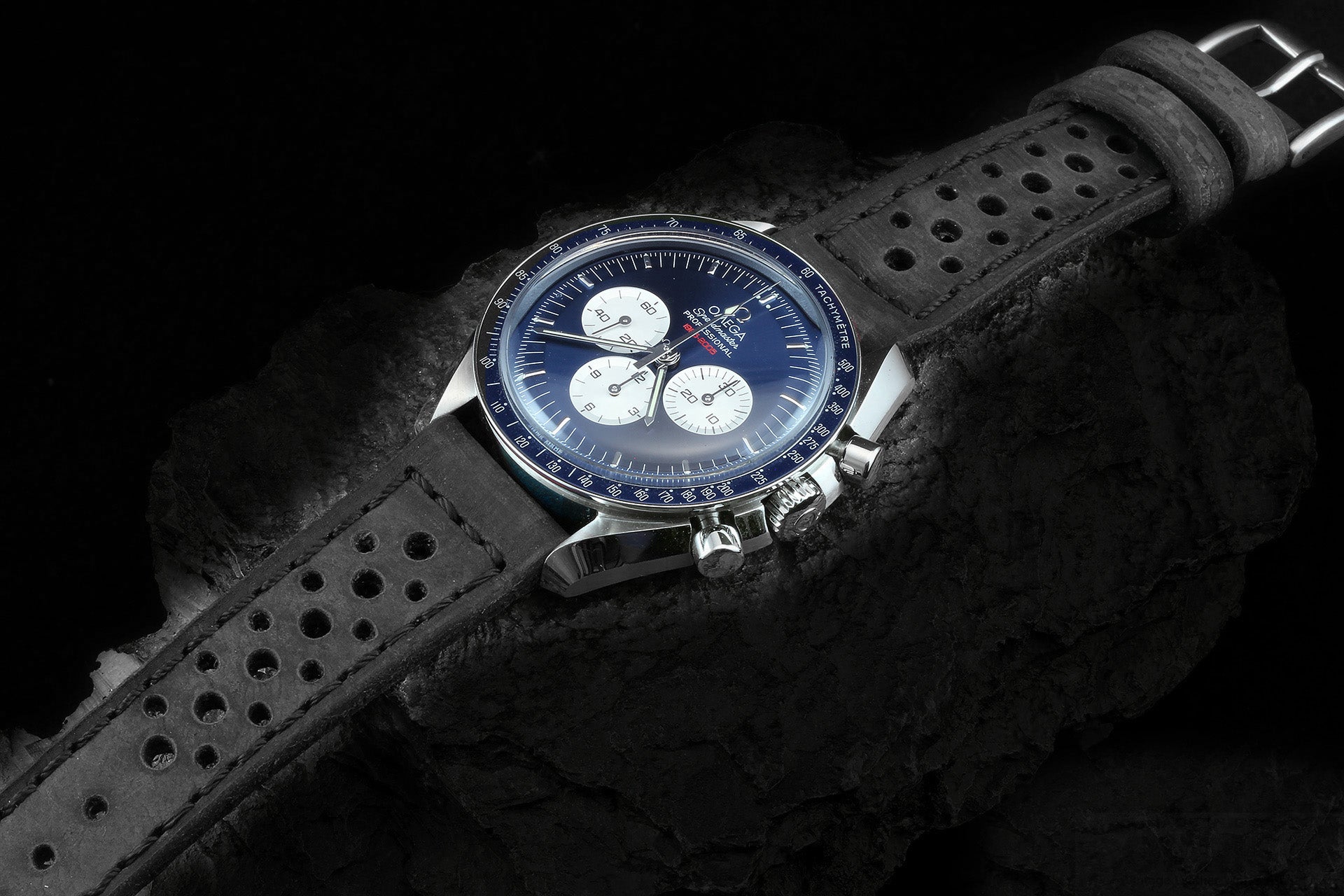 Replacement leather strap for Rolex Submariner / Omega Speedmaster ...